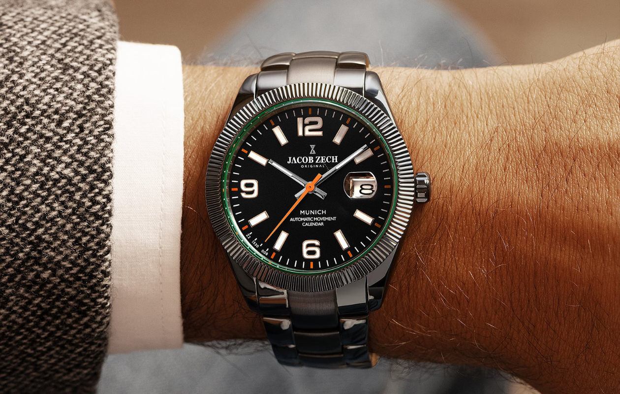 Herenhorloge Automaat Jacob Zech Munich met korting | VakantieVeilingen