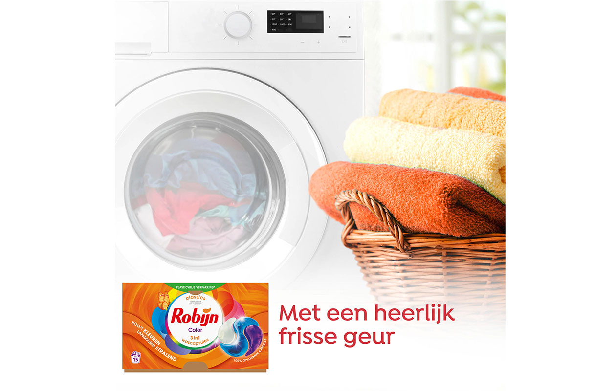 Robijn Capsules Lessive – Color | Gagnez avec reduction | VavaBid